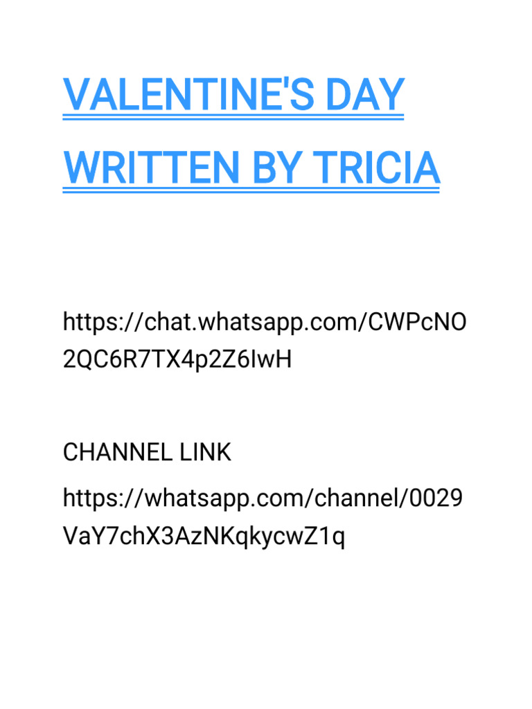 Valentine's Day: Vincent's Dilemma | PDF