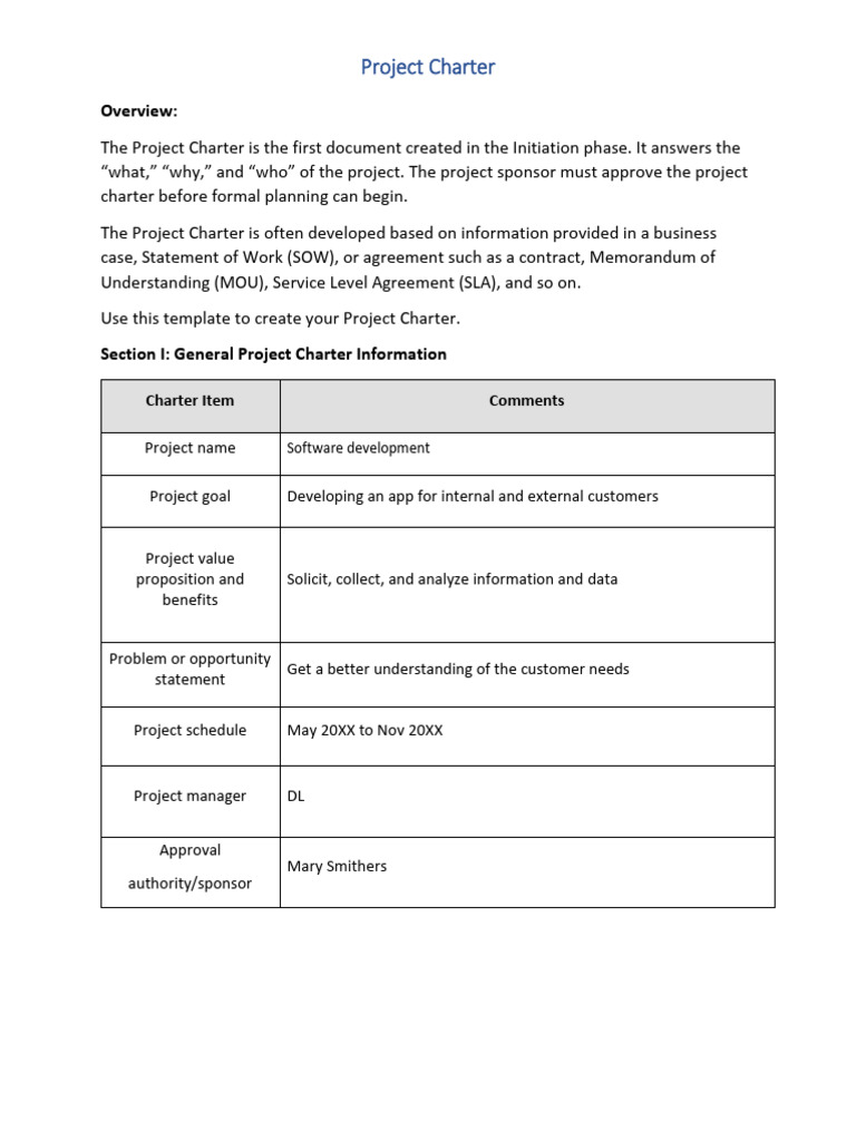App Project Charter | PDF | Reliability Engineering | Data