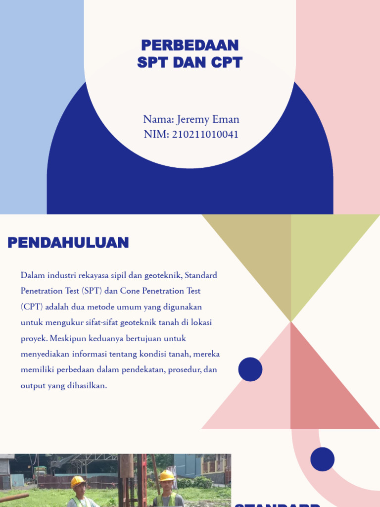 Perbandingan SPT dan CPT dalam Geoteknik | PDF