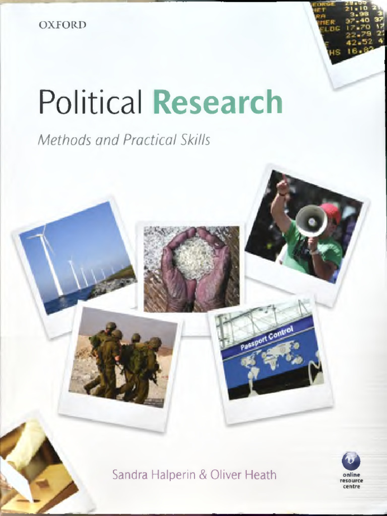 Sandra Halperin and Oliver Heath - Political Research - Methods and ...
