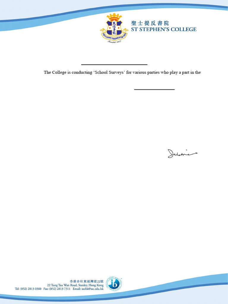 05S-296s-SSC Survey-Student invitation & Instructions | PDF | Computing