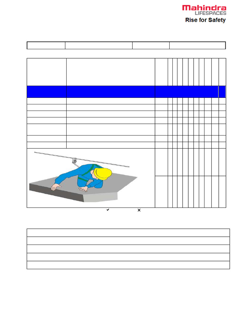 Daily Life Line Inspection Checklist | PDF