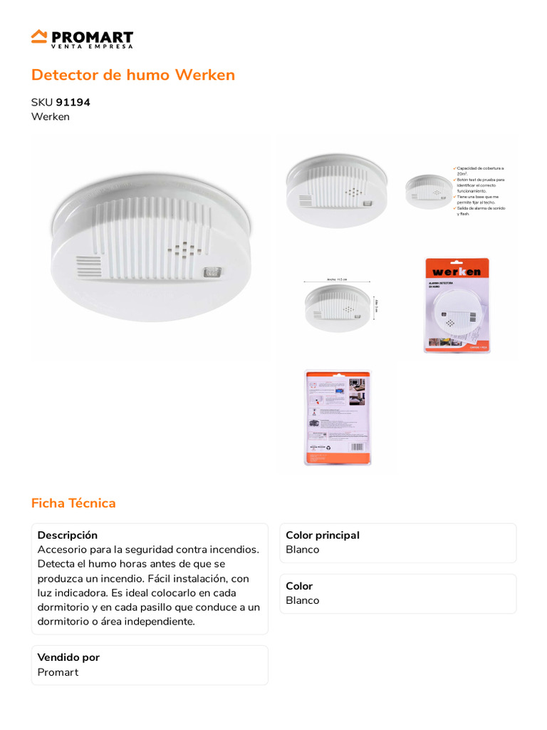 Detector de Humo | PDF