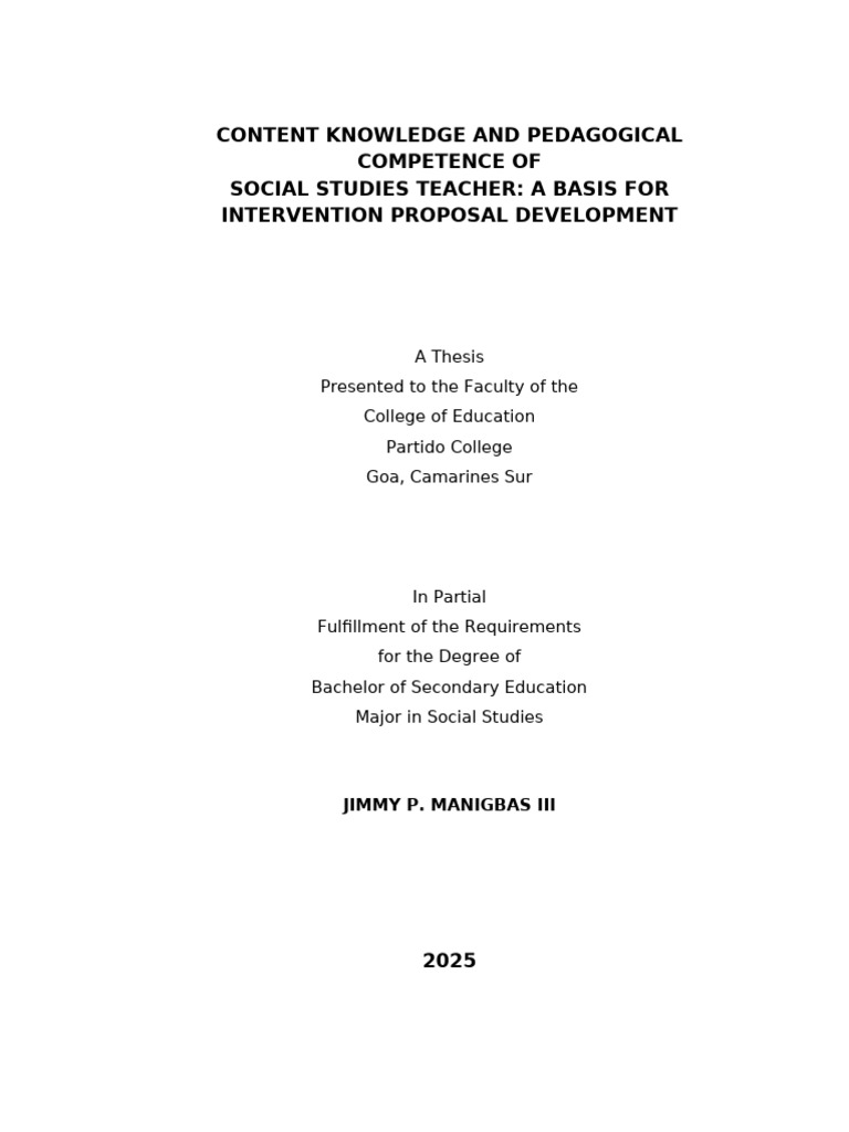 Bsed Soc Stud Research Format | PDF