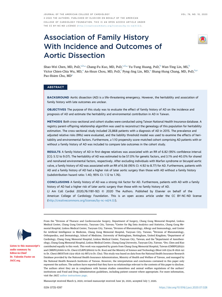 TAD Taiwan | PDF | Diseases And Disorders | Clinical Medicine