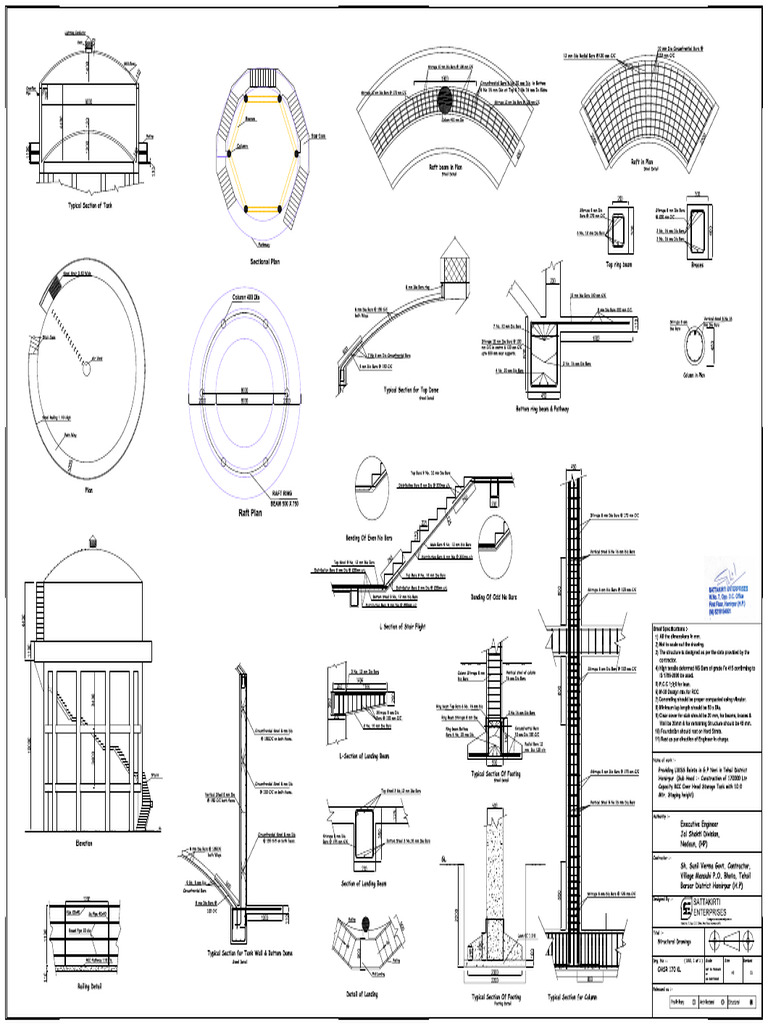 Drawing OHSR 170 KLtr.& 10.00 Mtr_22-11-2023 | PDF