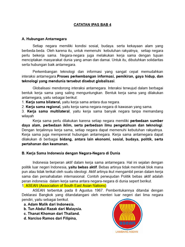 CATATAN IPAS BAB 4.docx | PDF