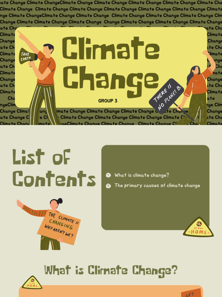 Climate Change Group3 Presentation | PDF | Greenhouse Gas | Greenhouse ...