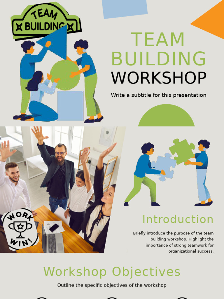 Cópia de Modern Illustrative Team Building Workshop | PDF | Human ...