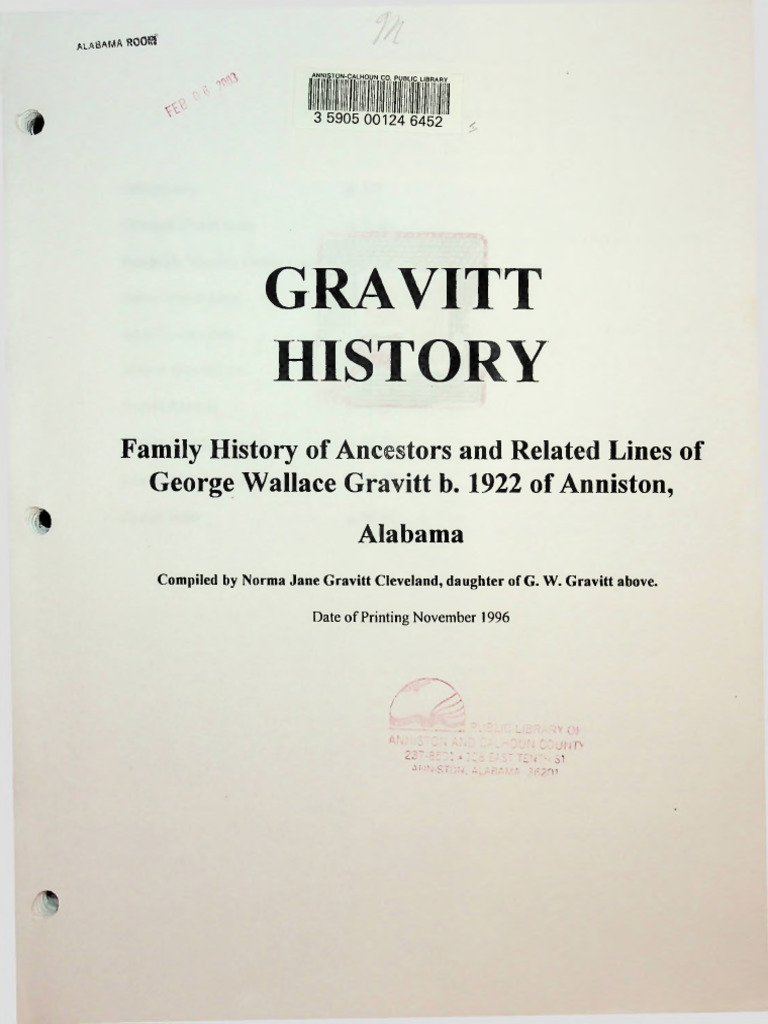 Gravitt History | PDF
