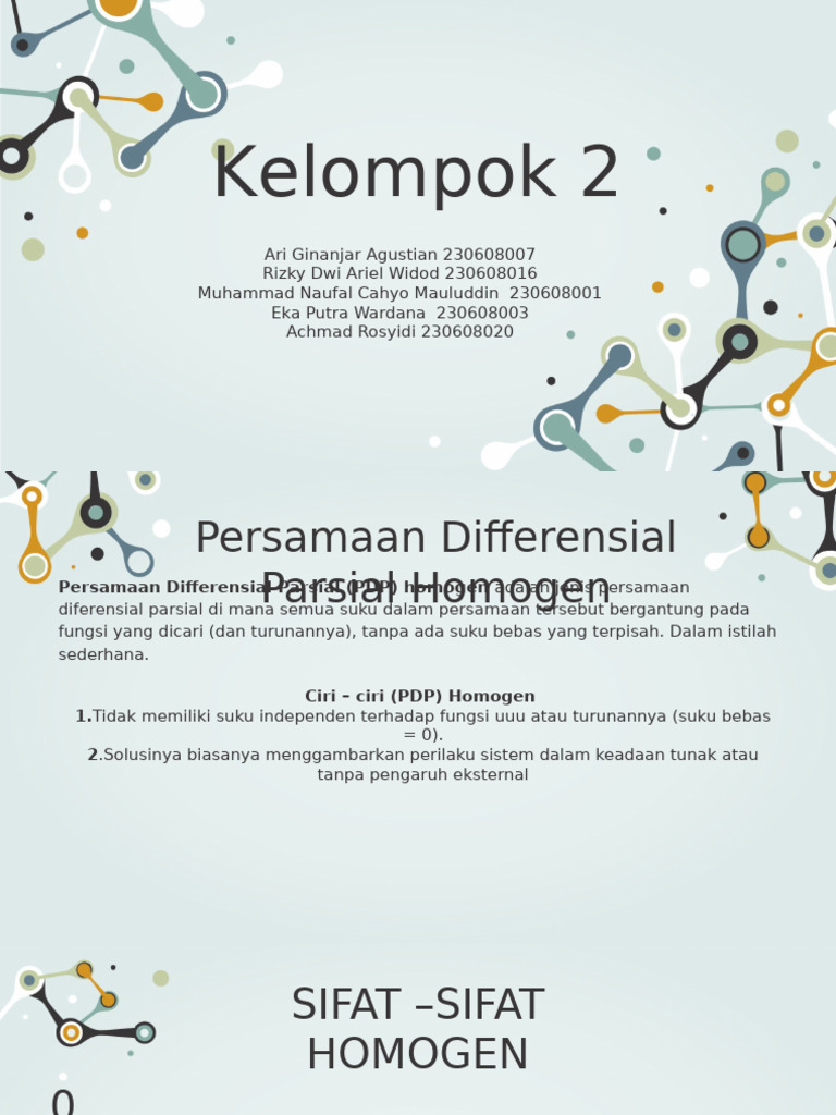 Matematika Rekayasa Persamaan Homogen | PDF