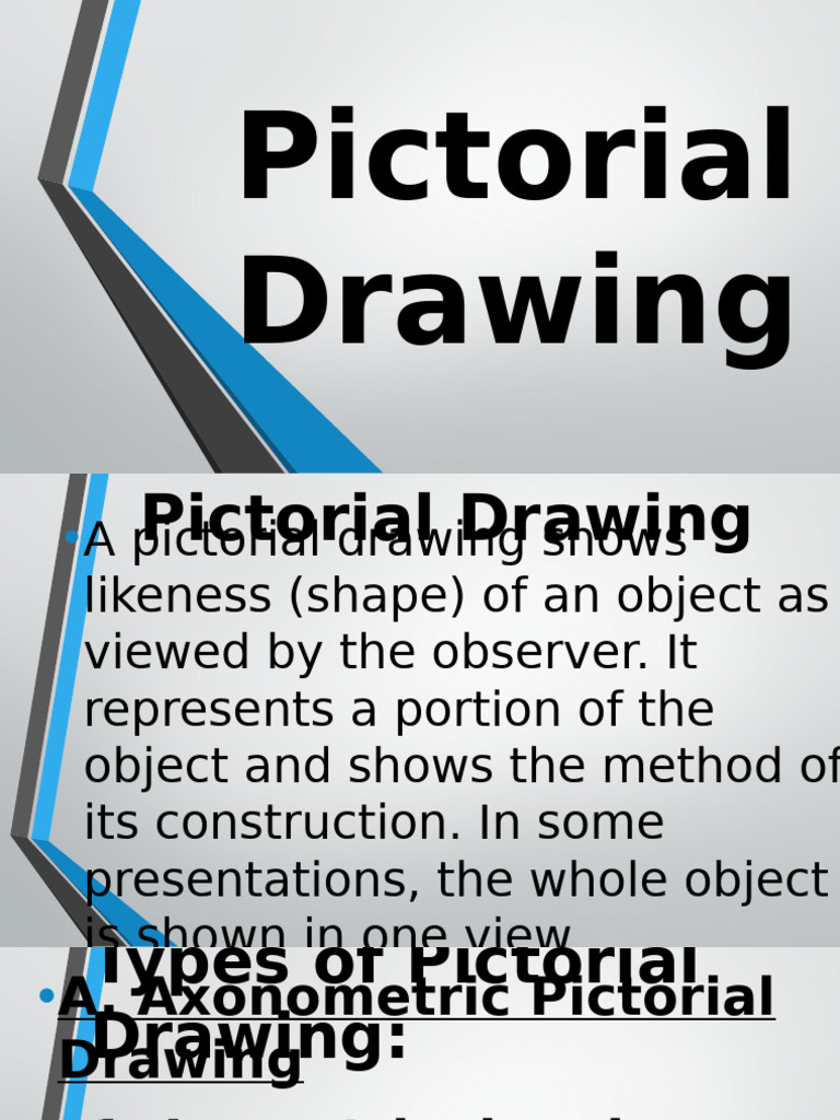 4 Pictorial Drawing | PDF | Infographics | Geometry