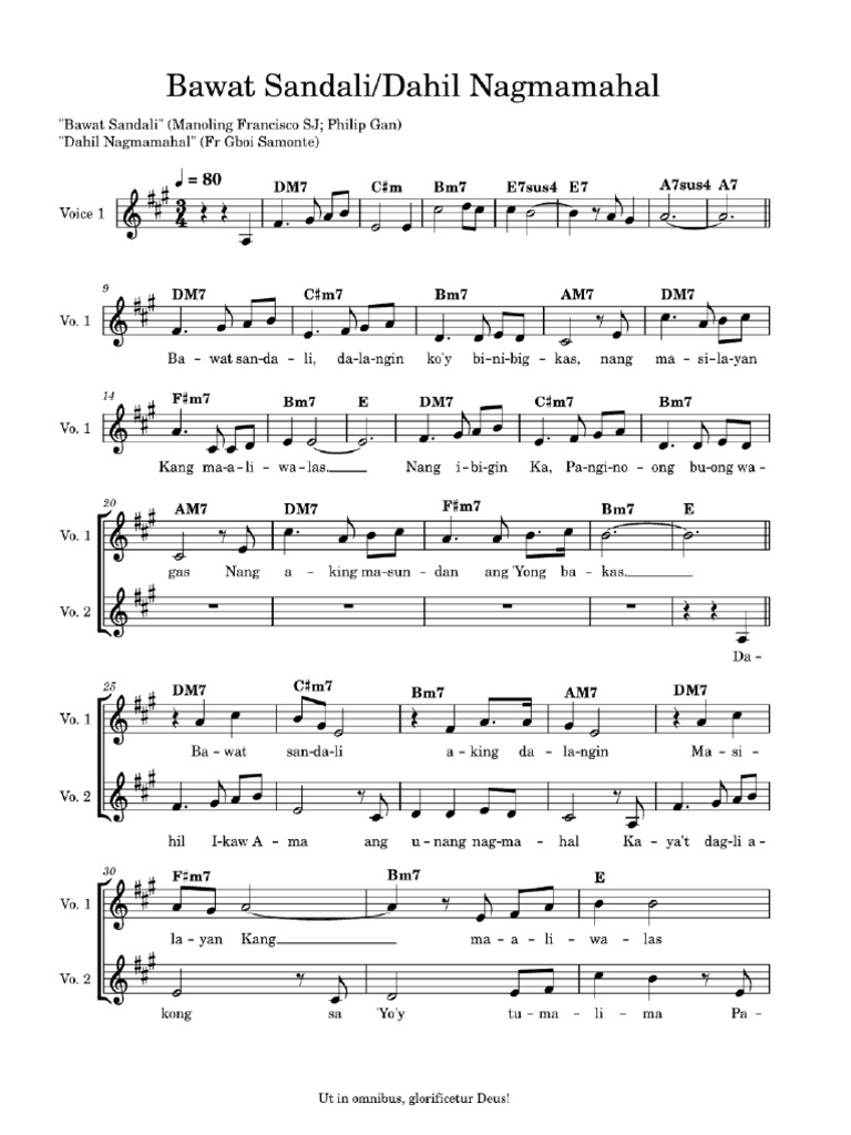 Bawat Sandali - Dahil Nagmamahal | PDF