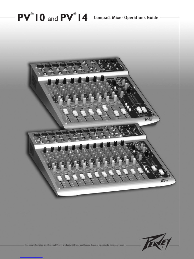 PV 10 | PDF | Equalization (Audio) | Microphone