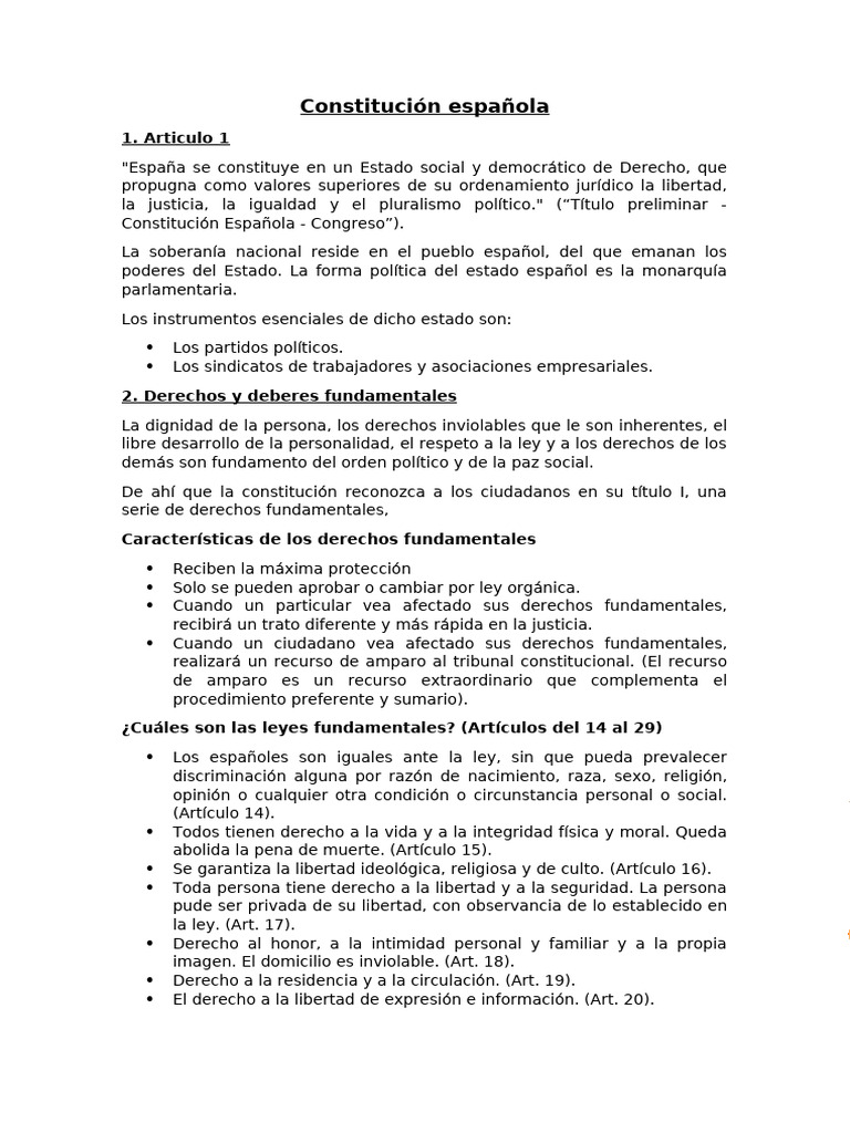 Constitución Española (17-9-24) | PDF | Judicaturas | Cortes Generales