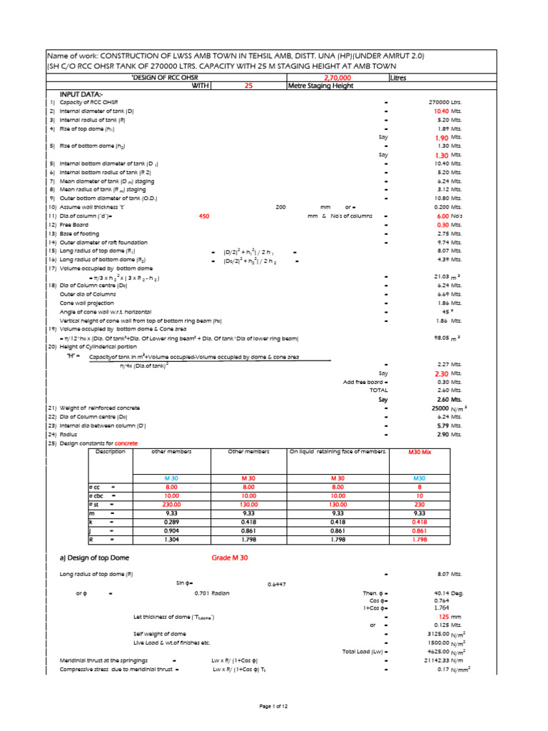 OHSR 270000 With 25 M Stagging | PDF | Beam (Structure) | Applied And ...