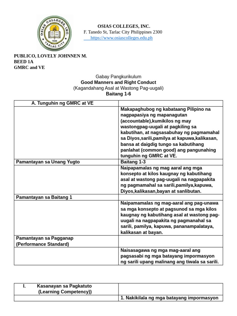 Lesson Plan | PDF