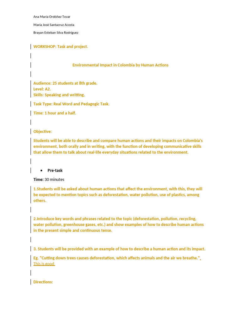 Task 1. Mariģa Joseģ Santacruz Acosta. | PDF | Natural Environment | Learning