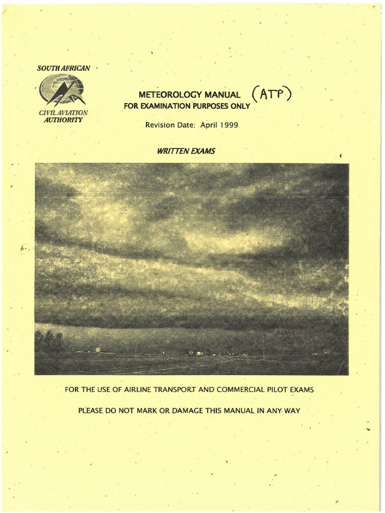 ATPL Meteorology Manual | PDF