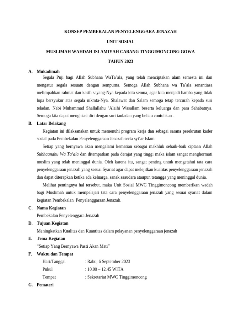 konsep PPJ unit sosial | PDF