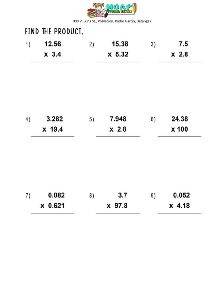 Reviewer Math 5 | PDF