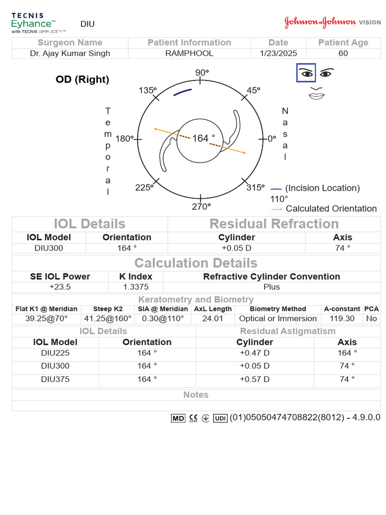 Calculator · Toric Calculator | PDF | Light | Ophthalmology