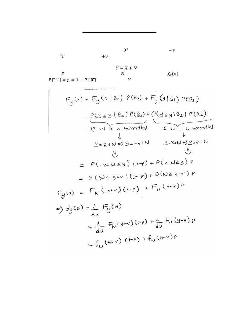 PS3 - Solutions | PDF | Probability Density Function | Information And Communications Technology