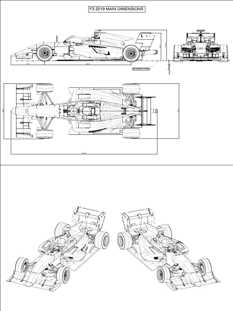F3 2019 Main Dimensions | PDF