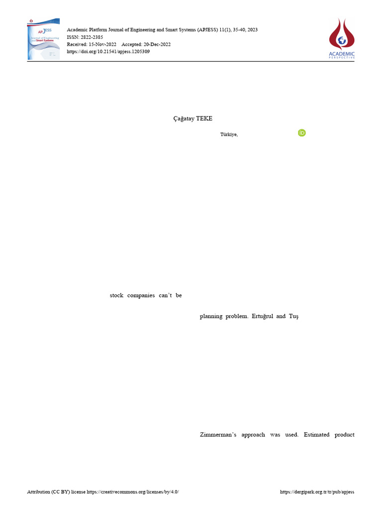 Linear Programming Approach Demand Forecasting Pdf Fuzzy Logic