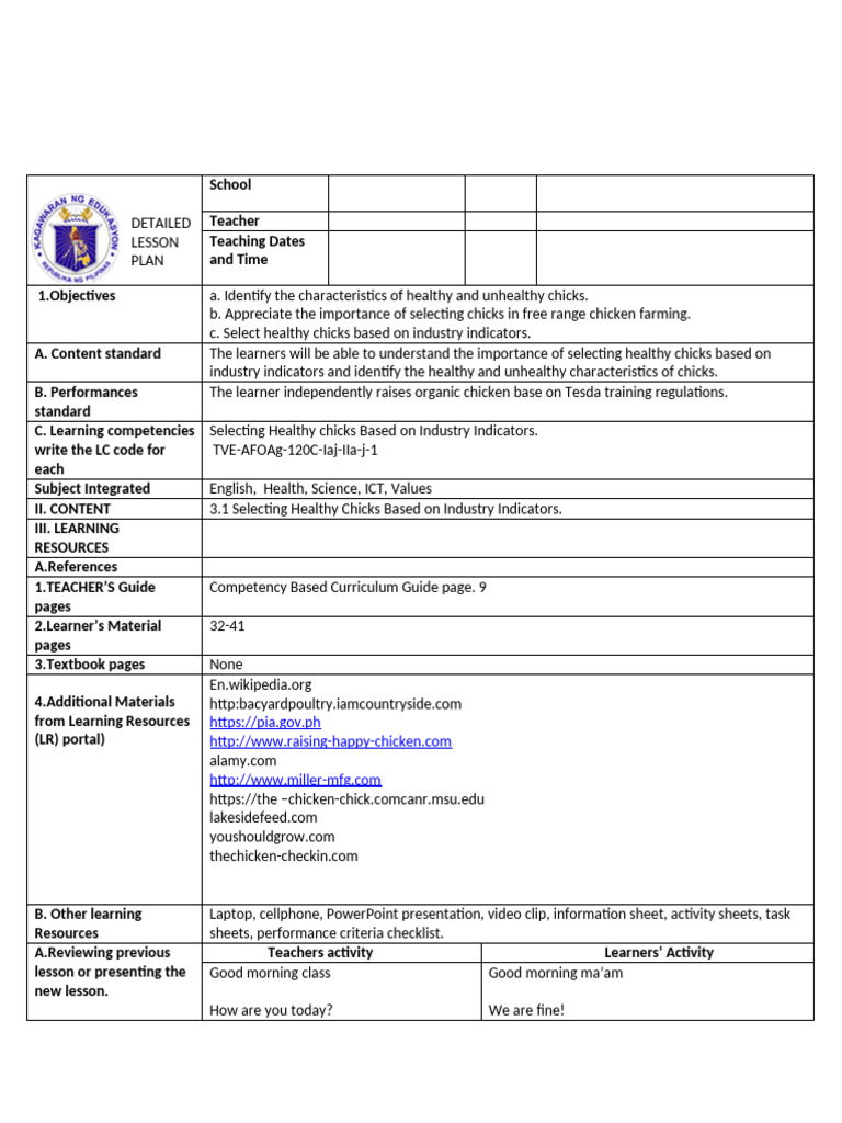DLP Raising Organic Chicks | PDF | Chicken | Broiler
