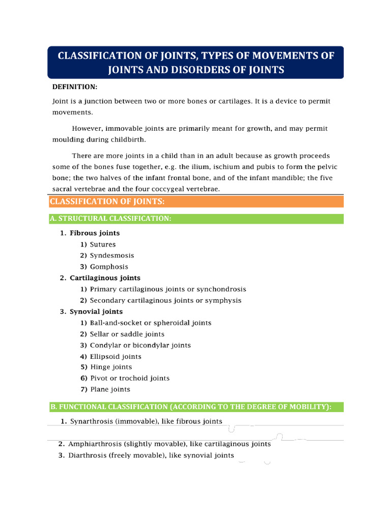 Joint | PDF