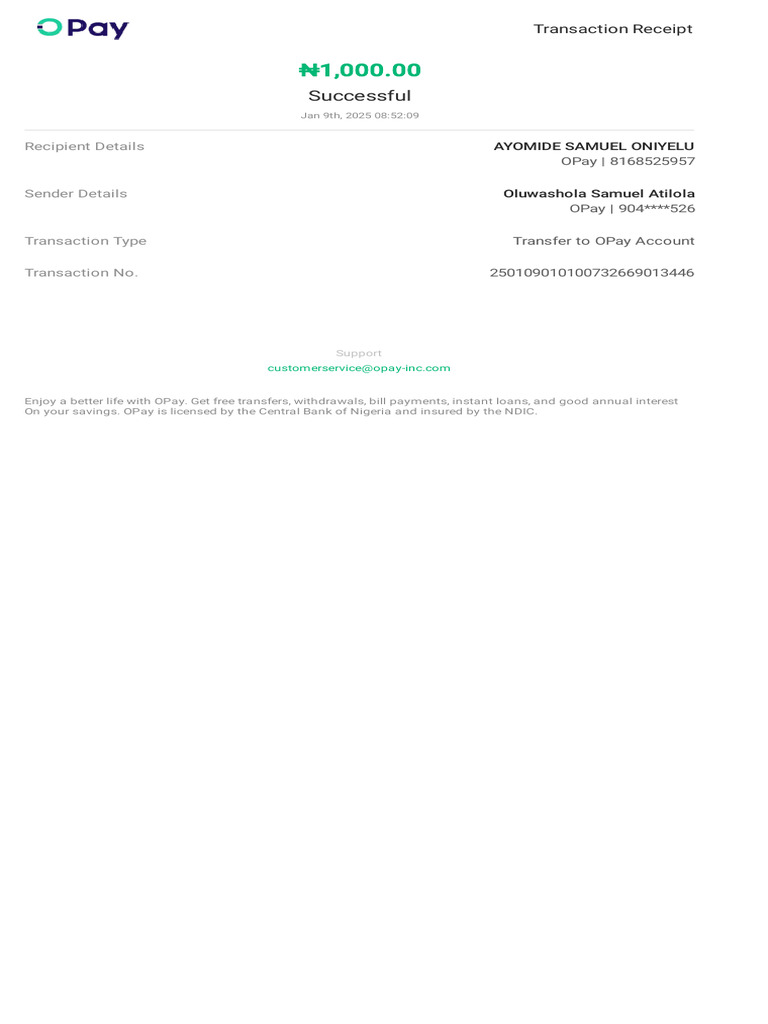 Transaction Receipt-250109010100732669013446 | PDF