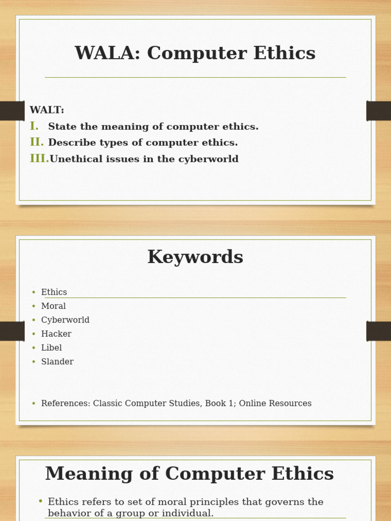 Understanding Computer Ethics and Issues | PDF | Defamation | Copyright
