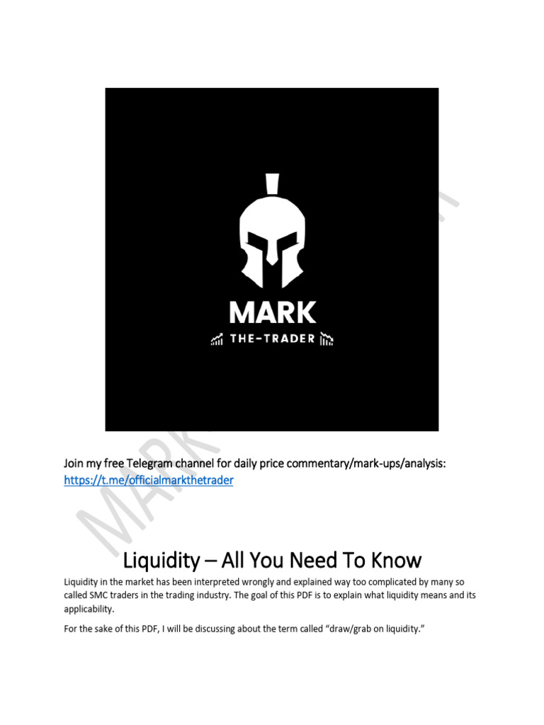 Understanding Market Liquidity Simplified | PDF | Market Trend ...