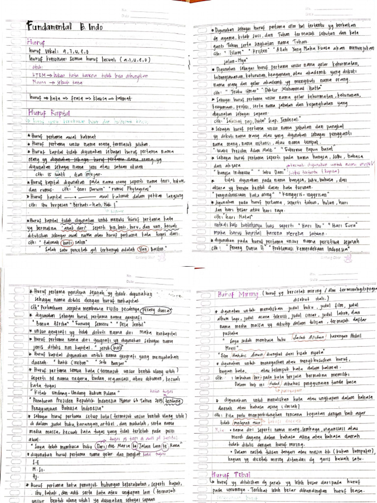 Catatan Fundamental Alter (Bahasa) | PDF