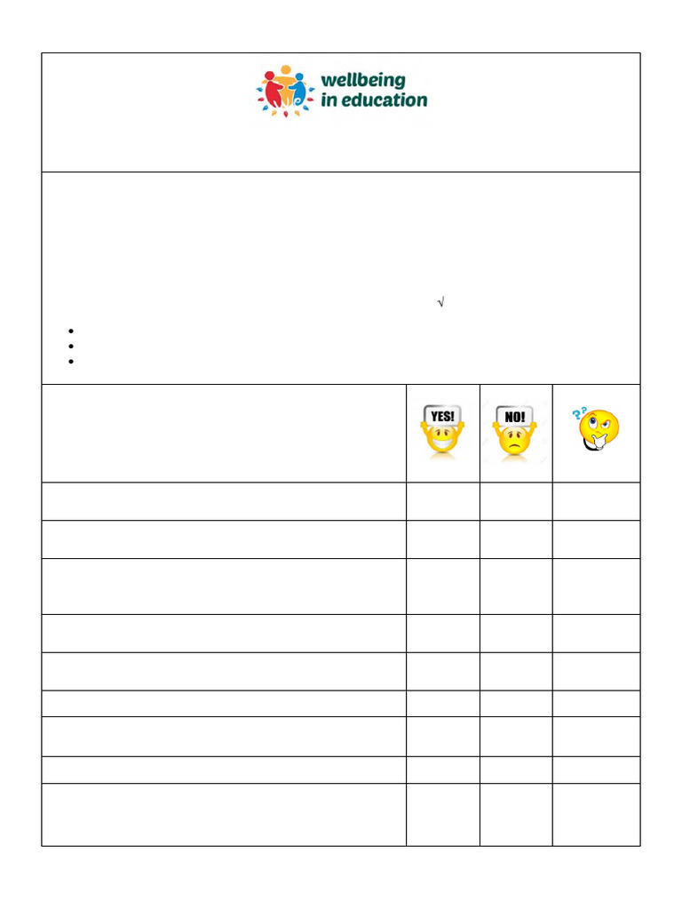 Student Survey With Emojis | PDF