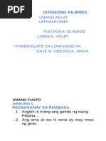Transcription Steno Filipino | PDF