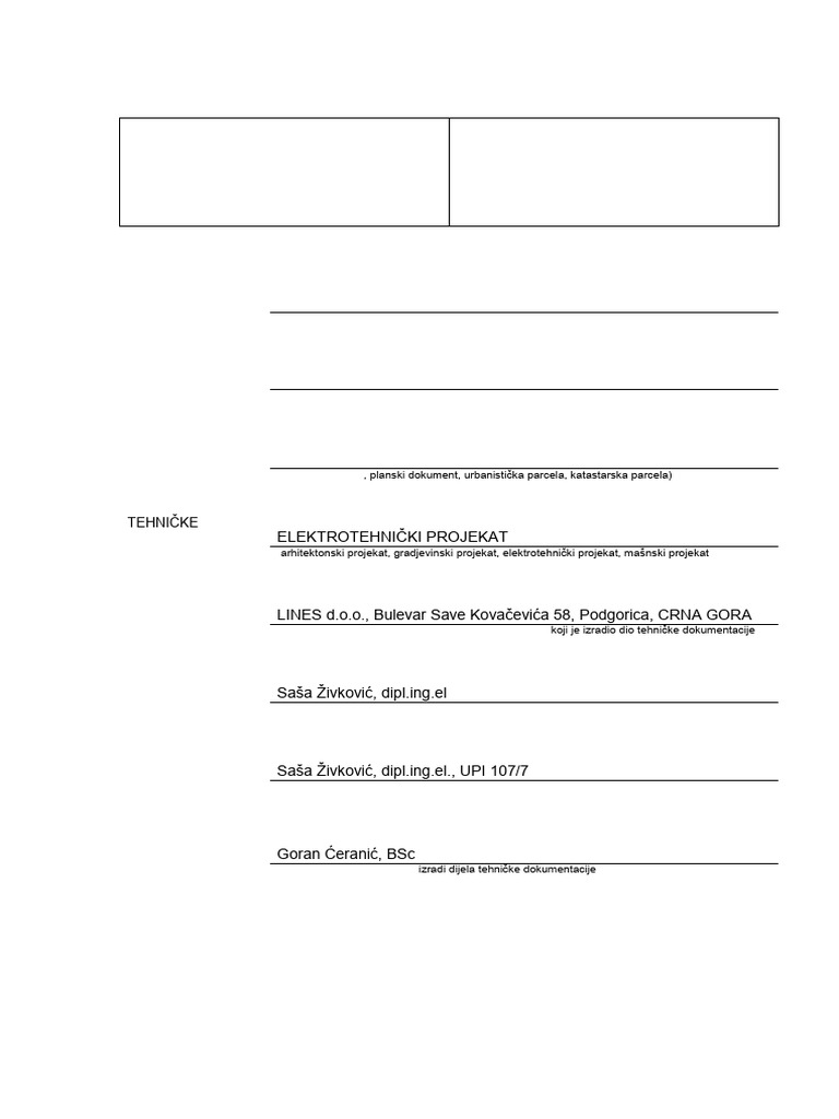 Elektrotehnicki Projekat Jake Struje | PDF