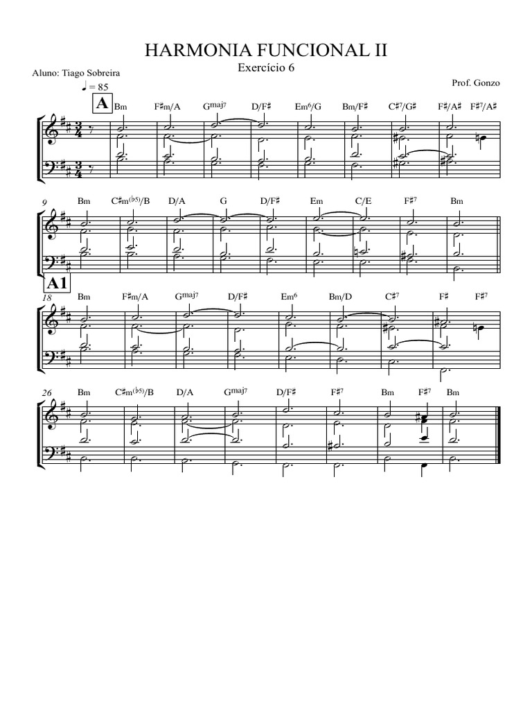 Exercicio 6 Harmonia | PDF