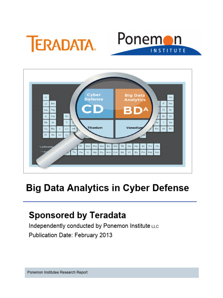 Big Data Analytics For Cyber Defense Insights Pdf Security