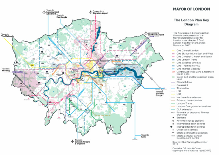 The London Plan Key Diagram | PDF