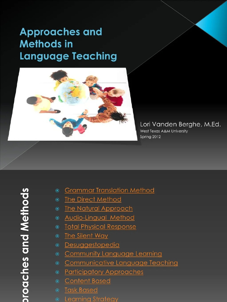 Teaching Approaches and Methods in English | PDF