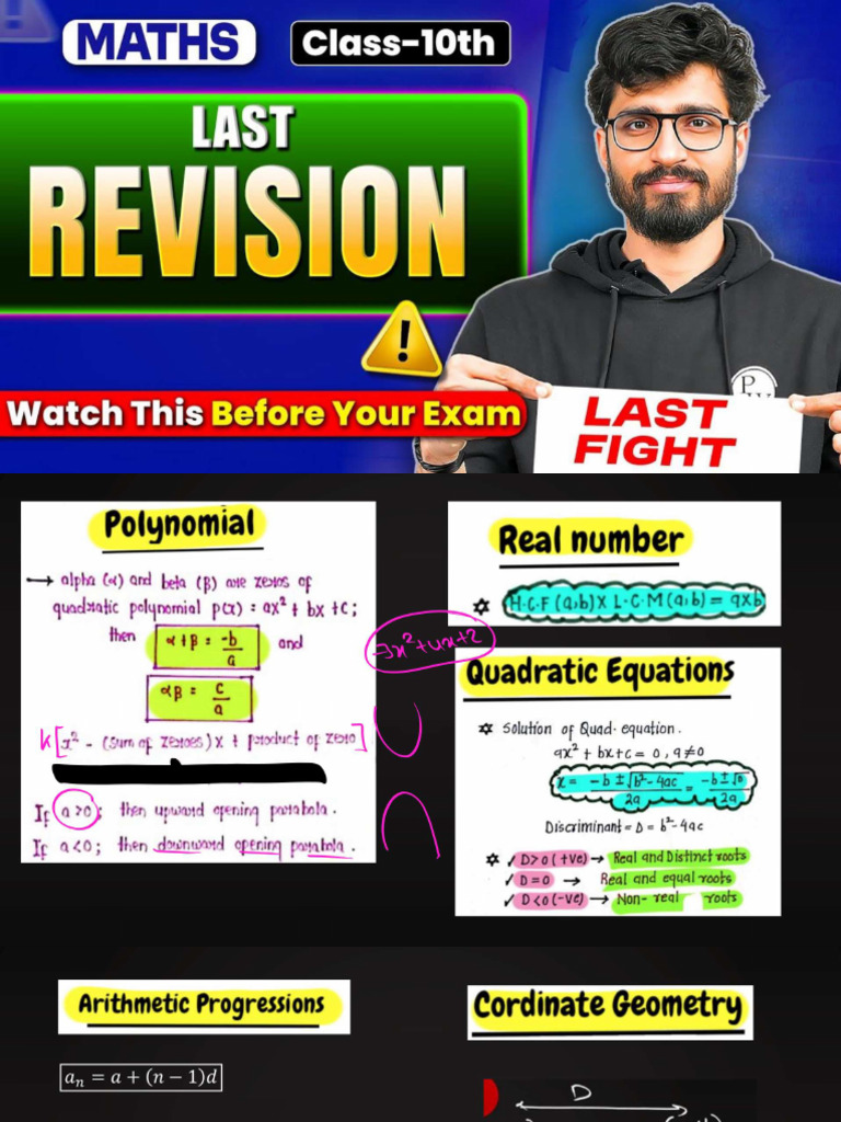 Last Class Maths | PDF