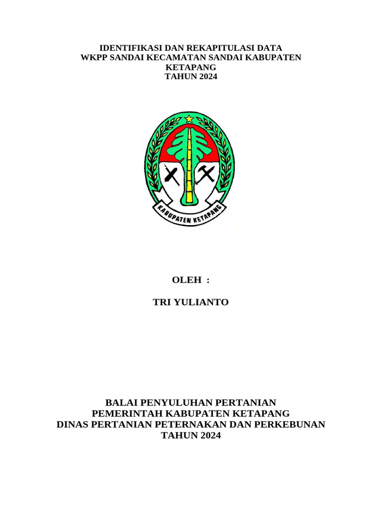 Contoh IPW Pertanian | PDF