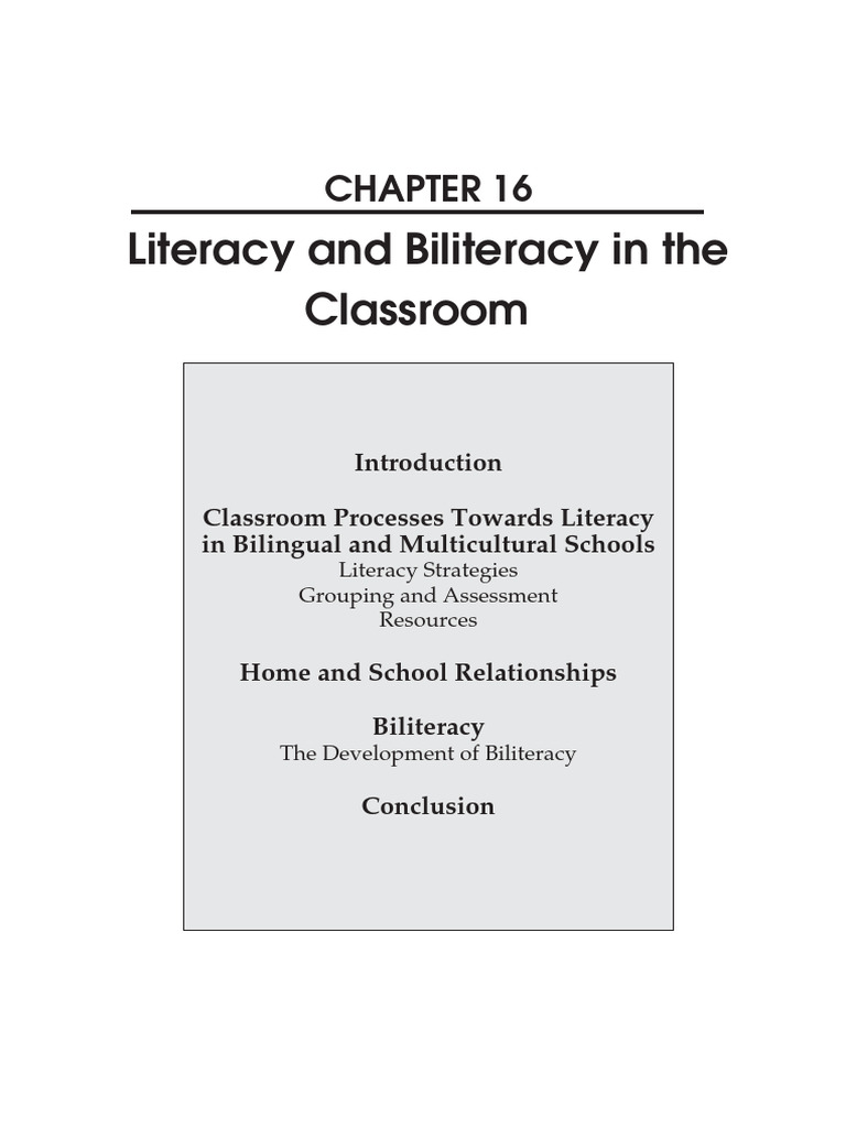 Strategies for Literacy and Biliteracy | PDF | Literacy | Second Language