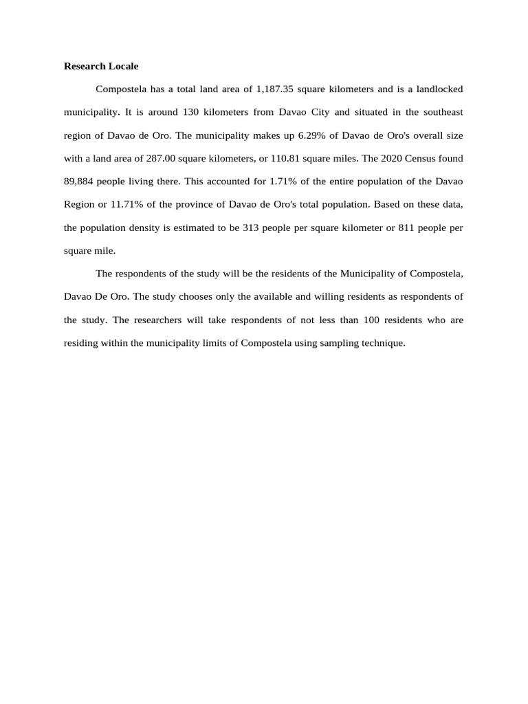 Research Locale | PDF