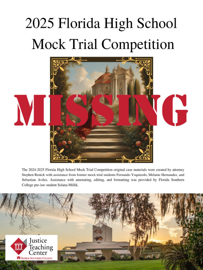Florida Mock Trial: State v. Cohen Grey | PDF | Witness | Testimony