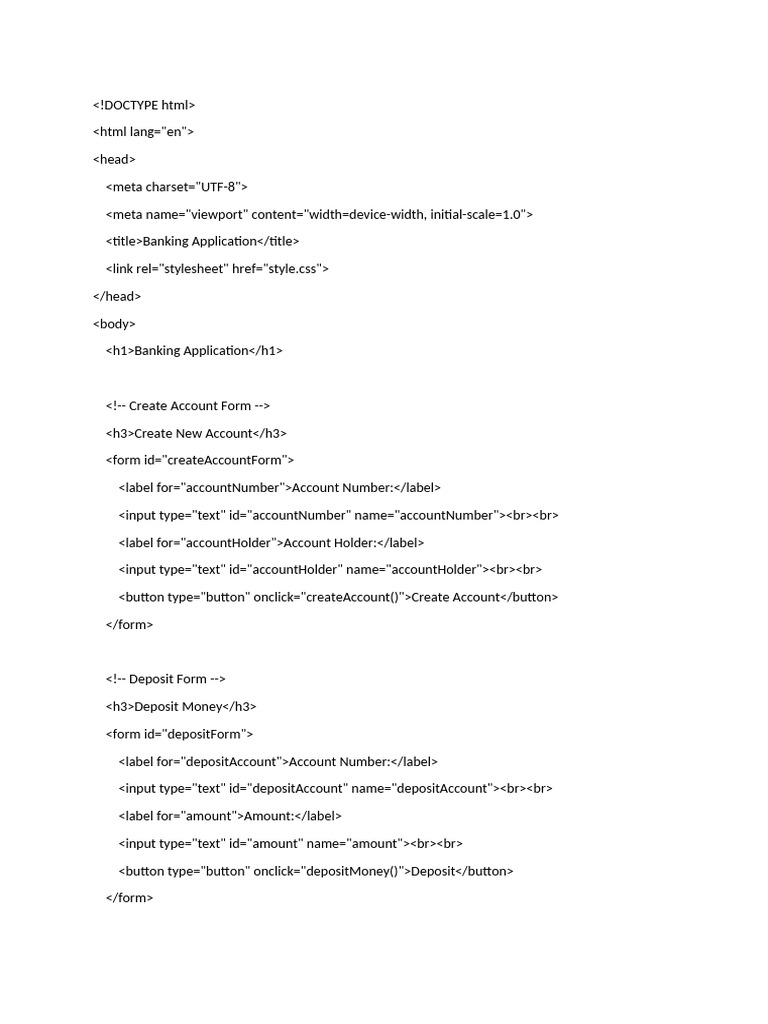 BankingSystem_HTML | PDF