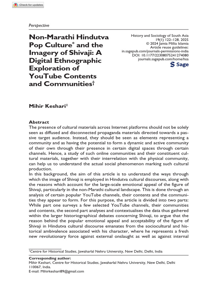 Keshari 2024 Non Marathi Hindutva Pop Culture and The Imagery of ...