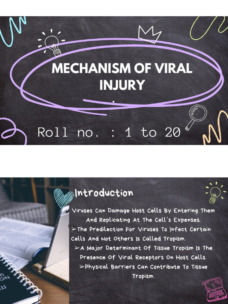 Mechanism of Viral Injury Medical | PDF